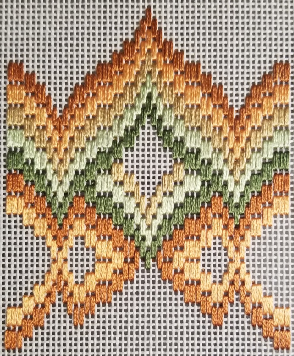 Colorway for Variations of a Florentine Design by Pat Mazu, an ANG ...