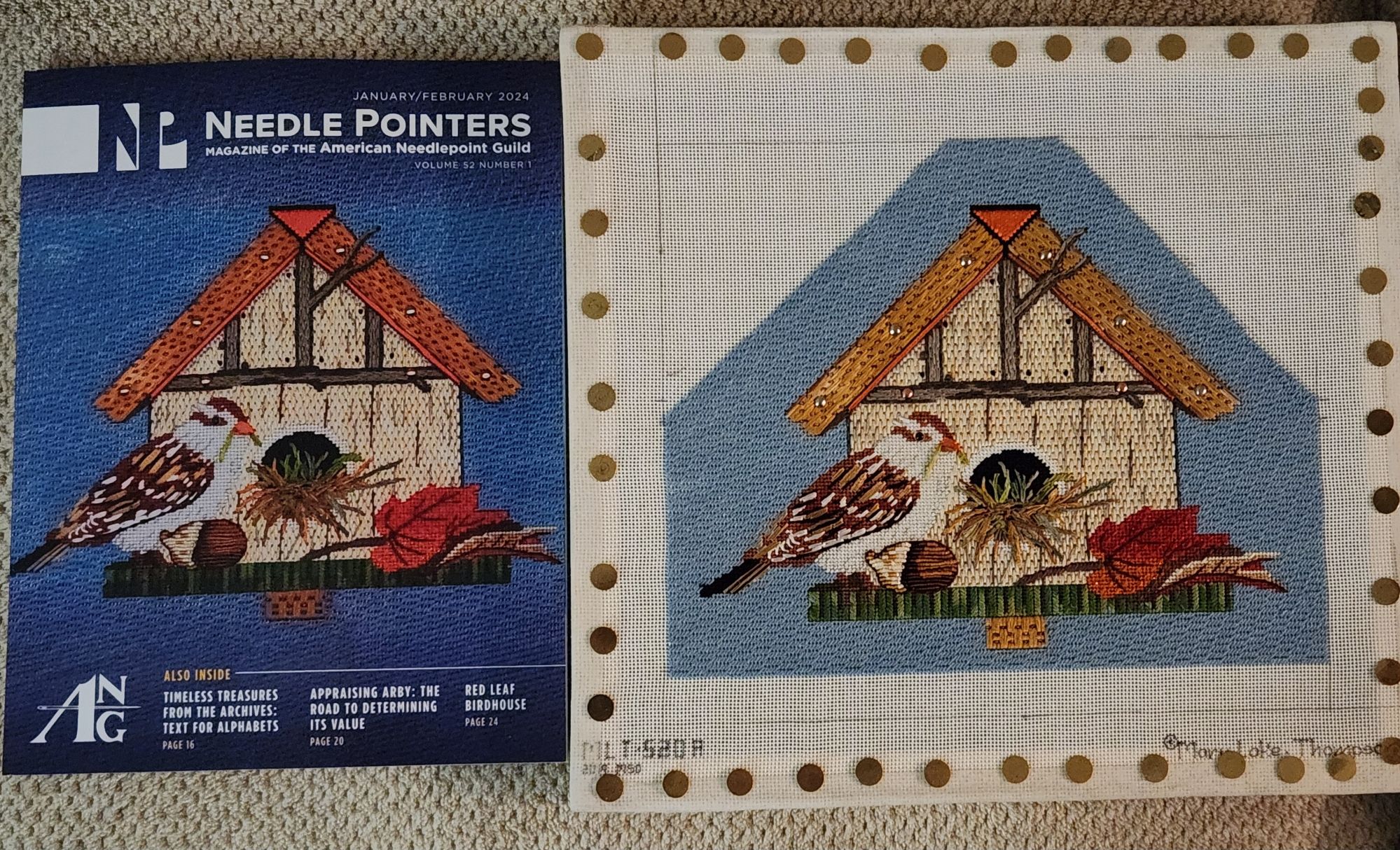 ANG Needle Pointers Magazine Cover & Model and Alphabets in the ...